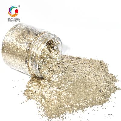 China Industrial Aluminum Hologram Glitter Powder 1.0mm-0.2mm Hexagon for High-Temperature Plastic Injection Molding for sale