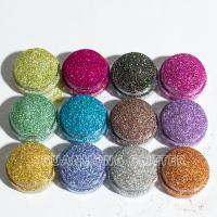 China Natural Plant Cellulose Biodegradable Cosmetic Glitter Powder 2.0mm-0.2mm Hexagonal Size High Temperature Resistant for sale