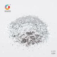 China GH6105 High Temperature Resistant Aluminum Glitter Powder 1.0mm-0.2mm Hexagon for PVC PS AS ABS PE PP PC Injection Molding for sale