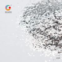 China GH6105 High Temperature Resistant Aluminum Glitter Powder 1.0mm-0.2mm Hexagon for PVC PS AS ABS PE PP PC Injection Molding for sale