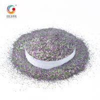 China PVC Aluminum Holographic Glitter Powder 1.0mm-0.2mm Hexagon for High Temperature Injection Molding for sale
