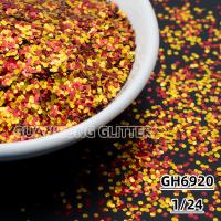 China Holographic Golden Aluminum Glitter Powder Hexagonal 1.0mm-0.2mm Injection Grade for PVC/PS/ABS Plastics for sale
