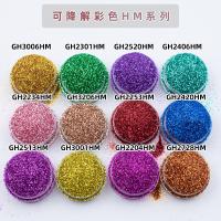 China Industrial Grade Biodegradable Glitter Powder 0.2mm-2.0mm Hexagonal for Clothing Printing & Crafts for sale