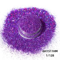 China Water Biodegradable Plant Cellulose Glitter Powder 0.2-2.0mm Hexagonal Holographic Sequin for Industrial Applications for sale