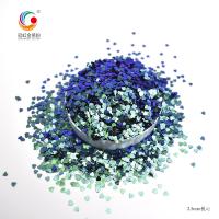 China Chameleon Photorefractive Glitter Powder 1KG MOQ High Temperature Resistant PET Material for Clothing Printing for sale