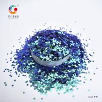 China Chameleon Photorefractive Glitter Powder 1KG MOQ High Temperature Resistant PET Material for Clothing Printing for sale