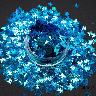 China Chameleon Glitter Powder PET Five-Pointed Star Shape 1KG MOQ High Temperature Resistant for Nail Art and Crafts for sale