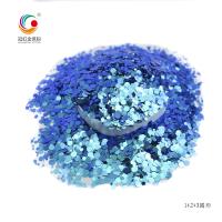 China Chameleon Glitter Powder PET Five-Pointed Star Shape 1KG MOQ High Temperature Resistant for Nail Art and Crafts for sale