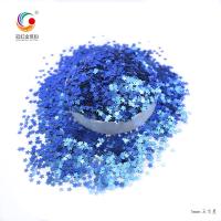 China Chameleon Glitter Powder PET Five-Pointed Star Shape 1KG MOQ High Temperature Resistant for Nail Art and Crafts for sale