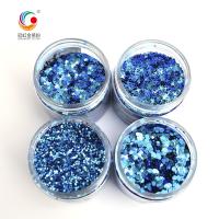 China Chameleon Glitter Powder PET Five-Pointed Star Shape 1KG MOQ High Temperature Resistant for Nail Art and Crafts for sale
