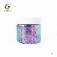 China Photorefractive Chameleon Hexagon Glitter Powder 2.0mm-0.2mm Bulk PET Material for Crafts and Industrial Applications for sale