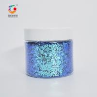 China Photorefractive Chameleon Hexagon Glitter Powder 2.0mm-0.2mm Bulk PET Material for Crafts and Industrial Applications for sale