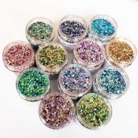 China Chameleon Diamonds Mixed Glitter Powder 1KG - Photoreflective PET Flakes with High Temperature Resistance for Nail Art & Crafts for sale