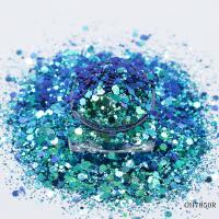 China Chameleon Photorefractive Glitter Powder 1KG Bulk PET Material for Crafts, Nail Art and Industrial Applications for sale