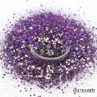 China Hexagonal Chameleon Glitter Powder 1KG Bulk PET Photorefractive High Temperature Resistant for Crafts and Printing for sale