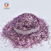 China Chameleon Reflective Glitter Powder PET Material 1KG MOQ Star Heart Shapes High Temperature Resistant for sale
