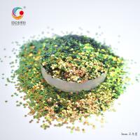 China Gold Green Red Chameleon Glitter Flake Nail Art Maple Leaf Powder - 1KG MOQ, High Temperature Resistant PET Material for sale