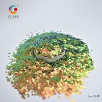 China Gold Green Red Chameleon Glitter Flake Nail Art Maple Leaf Powder - 1KG MOQ, High Temperature Resistant PET Material for sale