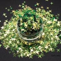China Bulk Chunky Iridescent Loose Glitter Powder 1KG Minimum Order Peacock Gold Green PET Chameleon Sequin for sale