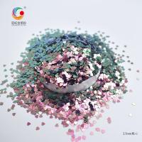 China PET Chameleon Glitter Powder 1KG Minimum Order with Maple Leaf and Butterfly Shapes for Crafts and Printing for sale