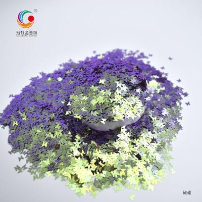 China Chameleon Loose Glitter Powder PET Material 1KG MOQ Photorefractive Stars Rhombic Shapes ODM OEM for sale