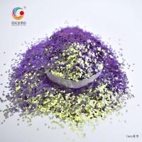 China Chameleon Loose Glitter Powder PET Material 1KG MOQ Photorefractive Stars Rhombic Shapes ODM OEM for sale