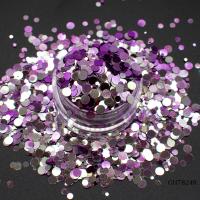 China Chameleon Glitter Powder PET Material 1KG MOQ Purple White Gold Photorefractive for Industrial Printing for sale