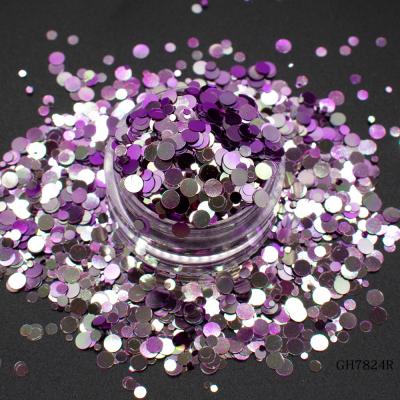 China Chameleon Glitter Powder PET Material 1KG MOQ Purple White Gold Photorefractive for Industrial Printing for sale