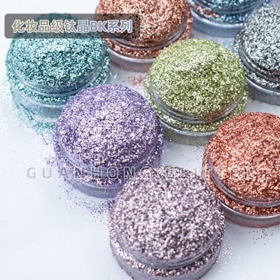 China PET Hexagonal Cosmetic Glitter Powder 0.2mm-2.0mm for Body Face Makeup High Temperature Resistant for sale