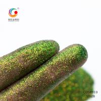 China Cosmetic Grade Peacock Glitter Powder 0.2mm-2.0mm Hexagon PET Material for Nail Art and Makeup for sale