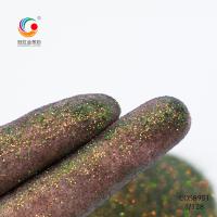 China Cosmetic Grade Peacock Glitter Powder 0.2mm-2.0mm Hexagon PET Material for Nail Art and Makeup for sale
