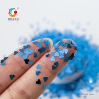 China Cosmetic Grade PET Special Shape Glitter Powder - 2mm & 3mm Sizes, High Temperature Resistant for Nail Art & Crafts for sale