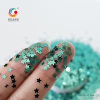 China Cosmetic Grade PET Special Shape Glitter Powder - 2mm & 3mm Sizes, High Temperature Resistant for Nail Art & Crafts for sale