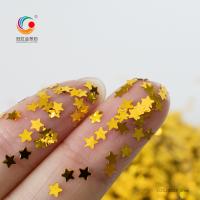 China Cosmetic Grade PET Special Shape Glitter Powder - 2mm & 3mm Sizes, High Temperature Resistant for Nail Art & Crafts for sale