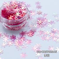 China Cosmetic Grade PET Glitter Powder 2mm-3mm Iridescent Shapes for Nail Art and Crafts for sale