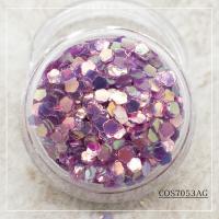 China PET Cosmetic Grade Plum Blossom Glitter Powder 2mm-3mm Special Shapes for Makeup Crafts ODM/OEM for sale
