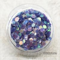 China PET Cosmetic Grade Plum Blossom Glitter Powder 2mm-3mm Special Shapes for Makeup Crafts ODM/OEM for sale