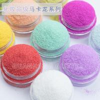 China Cosmetic Grade Macaron Glitter Powder Hexagon Shape 0.2mm-2.0mm PET Material High Temperature Resistant for sale
