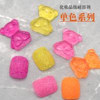 China Cosmetic Grade Fluorescent Glitter Powder 2.0mm-0.2mm Hexagon PET for Nail Art and Cosmetics for sale