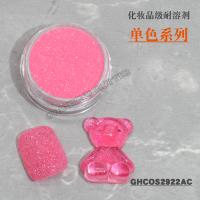 China Cosmetic Grade Fluorescent Glitter Powder 2.0mm-0.2mm Hexagon PET for Nail Art and Cosmetics for sale