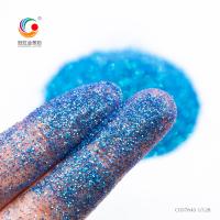 China Cosmetic Grade Chameleon Glitter Powder 0.2mm-2.0mm Hexagon PET for Nail Art and Cosmetics for sale