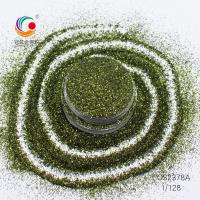 China Cosmetic Grade Solvent Resistant Glitter Powder 2.0mm-0.2mm Hexagon PET for Nail Art and Makeup OEM for sale