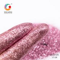 China Cosmetic Grade Glitter Holographic Lip Gloss Face PET Pigment Customized for sale