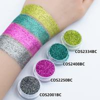 China Biodegradable Blue Green Cosmetic Glitter Resin Pigment Powder OEM for sale