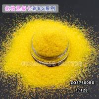 China Luminous Yellow Purple Cosmetic Biodegradable Glitter Makeup Powder Bulk DIY Art 1/128 for sale