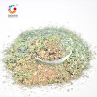 China Irregular Chameleon Iridescent Blue Chunky Glitter In Bulk High Flash Cosmetic Grade for sale