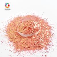 China Irregular Chameleon Iridescent Blue Chunky Glitter In Bulk High Flash Cosmetic Grade for sale