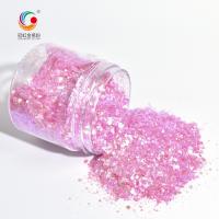 China Chunky Iridescence Rainbow Loose Cosmetic Glitter Star Heart Shaped for sale