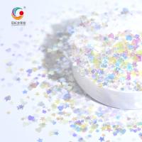 China Chunky Iridescence Rainbow Loose Cosmetic Glitter Star Heart Shaped for sale