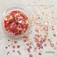 China 3mm White Loose Reflective Chunky Eye Glitter Bulk For Nails Lip for sale